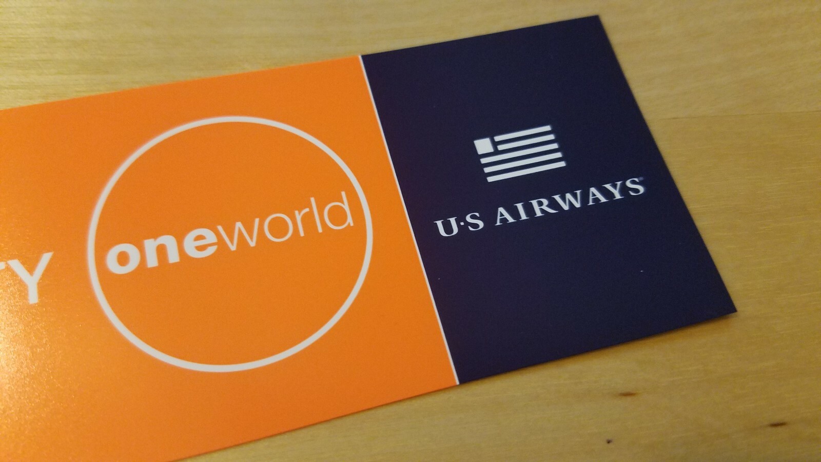 *NEW* RARE - Set Of 5 - US Airways & oneworld combined Priority Tag ...