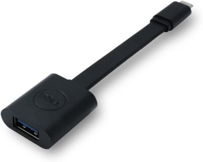 Genuine Dell USB-C to USB-A 3.0 Adapter Dongle Cable DBQBJBC054 470 ...