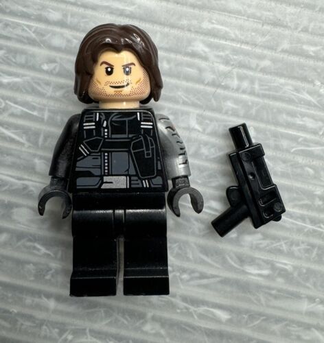 LEGO MINIFIGURE 76051 Winter Soldier Bucky Barnes Marvel Civil War ...