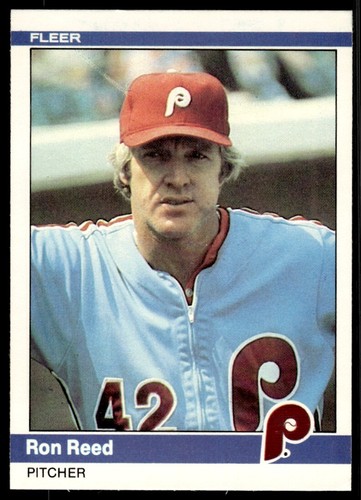 1984 Fleer Ron Reed Baseball Card Philadelphia Phillies #45 | eBay