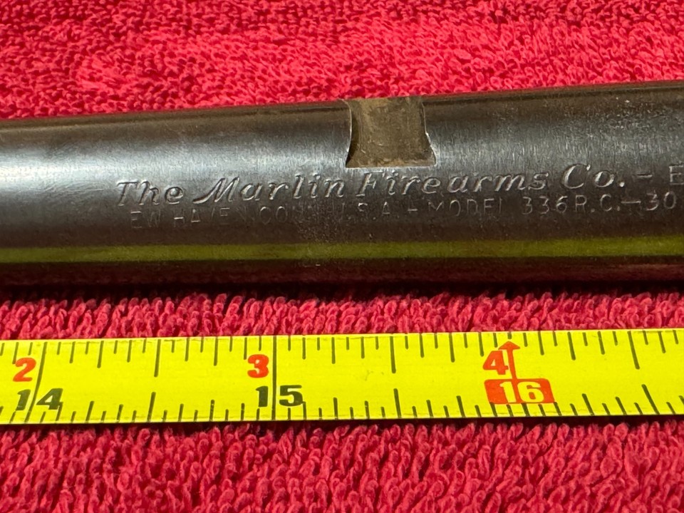 Marlin 336 Barrel- 30-30 Lever Action Model 336RC Standard Groove ...