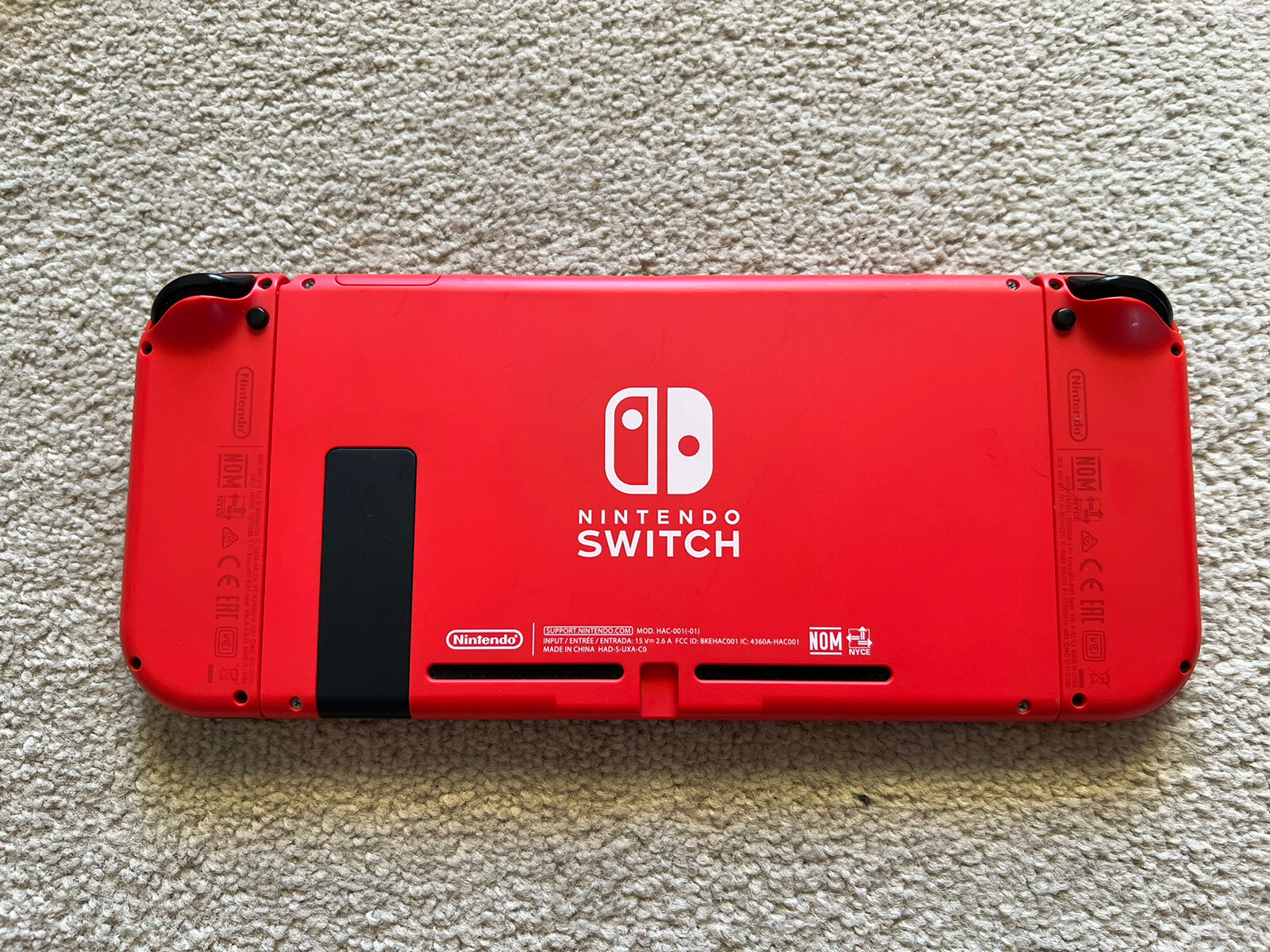 RARE! Nintendo Switch Mario Red/Blue V2 Console 9318113992213 | eBay