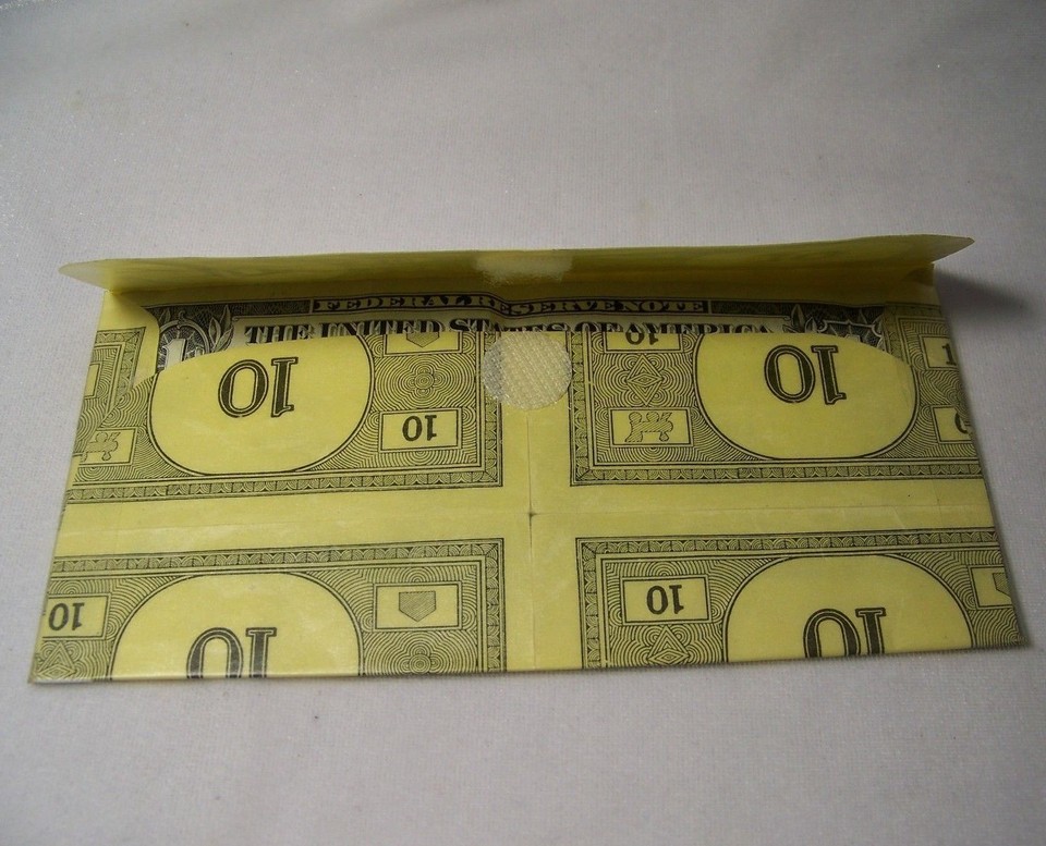 Vintage $1.00 Monopoly Money Wallet Crafted Billfold Board Game | eBay