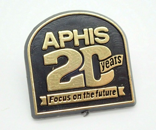 APHIS 20 Years Focus on the Future Vintage Lapel Pin | eBay