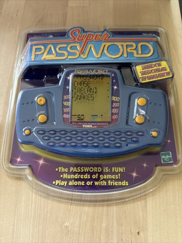 Tiger Super Password Electronic Handheld Puzzle Game 2000 New | eBay