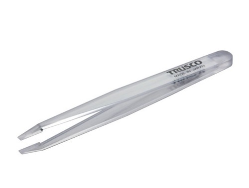 TRUSCO CLEAR BODY PLASTIC TWEEZERS FLAT THIN TIP(120mm) TPP-233-TM MADE ...