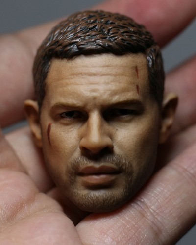 1/6 Tom Hardy Wounded Face Head Sculpt Fit 12'' Muscle Figure Body | eBay