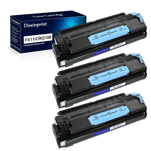 3PK FX11 Black Toner Cartridge Compatible For Canon 106 Laser Class 810 ...