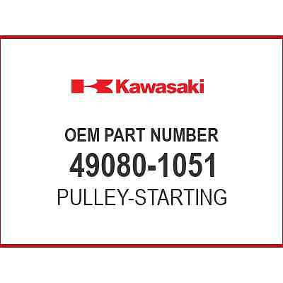 Kawasaki PULLEY-STARTING 49080-1051 OEM NEW | eBay