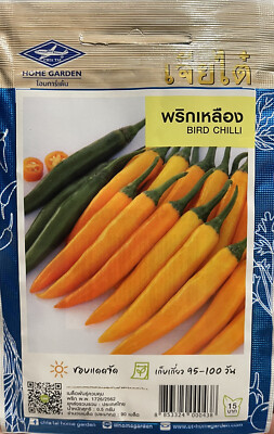 bird chili seeds, Yellow Hot Chili, พริกเหลือง | eBay