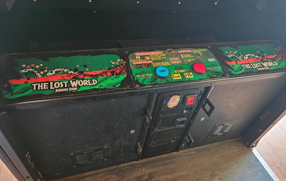 1997 JURASSIC PARK The Lost World Arcade Game by SEGA Restored w LCD ...