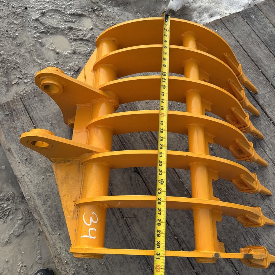 Cat 305 32 Inch Root Rake 45 Mm Pin Mini Excavator New | eBay