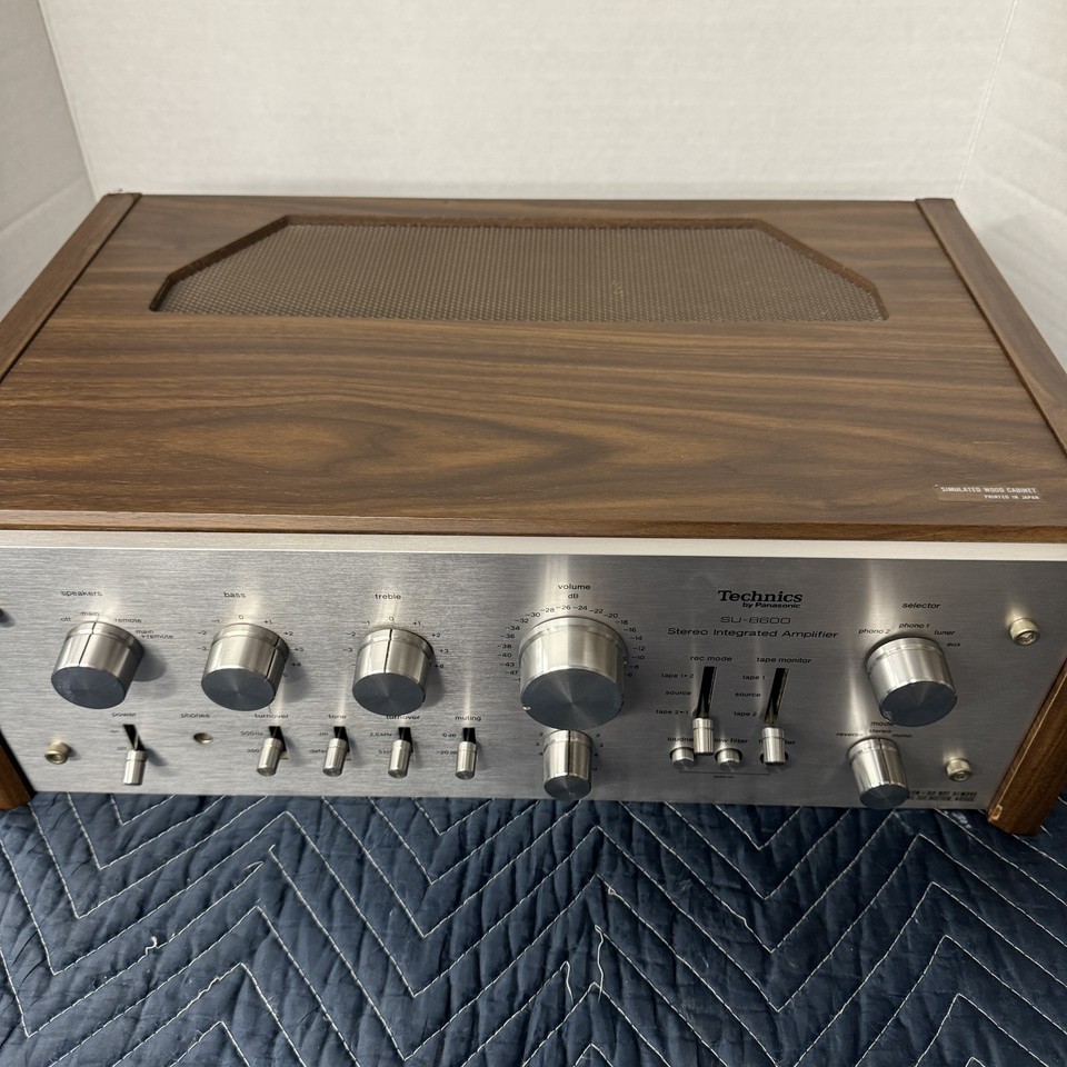 TECHNICS SU-8600 INTEGRATED STEREO AMPLIFIER - SERVICED - CLEANED ...