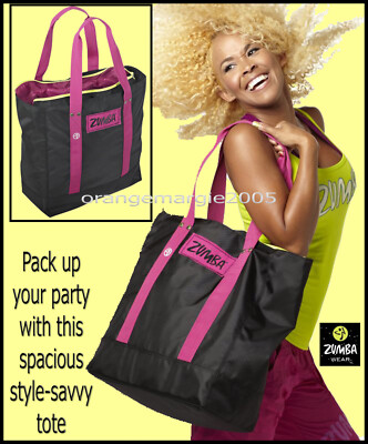 Zumba Convention TOTE BAG Gym,Travel,Stylish,DURABLE! JUMBO 21"x15"x7 ...