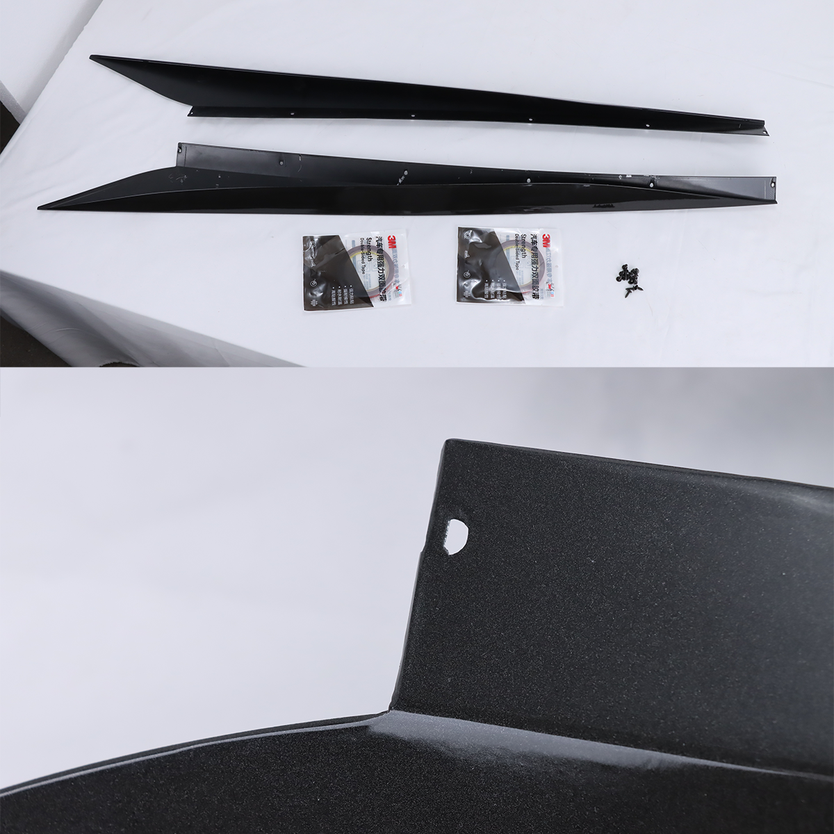 2X CARBON FLASH Side Skirts For 2020-2023 Corvette C8 Rocker Panel GM ...