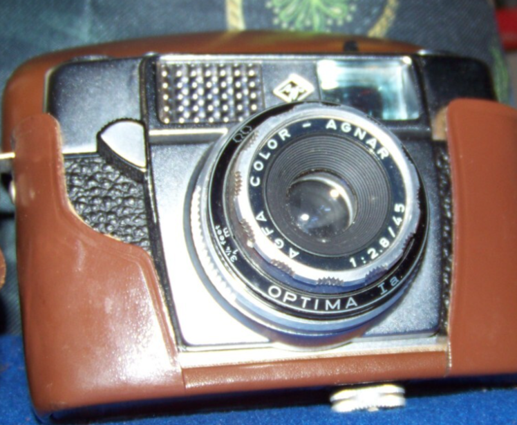 VTG German Agfa Color Agnar Optima Lens 35mm Film Camera, Flash ...