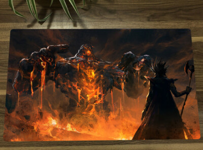 WVICM Playmat Lava Golem Yami Marik TCG CCG Mat Trading Card Game Mat ...