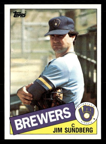 Jim Sundberg 1985 Topps Card #446 Milwaukee Brewers | eBay