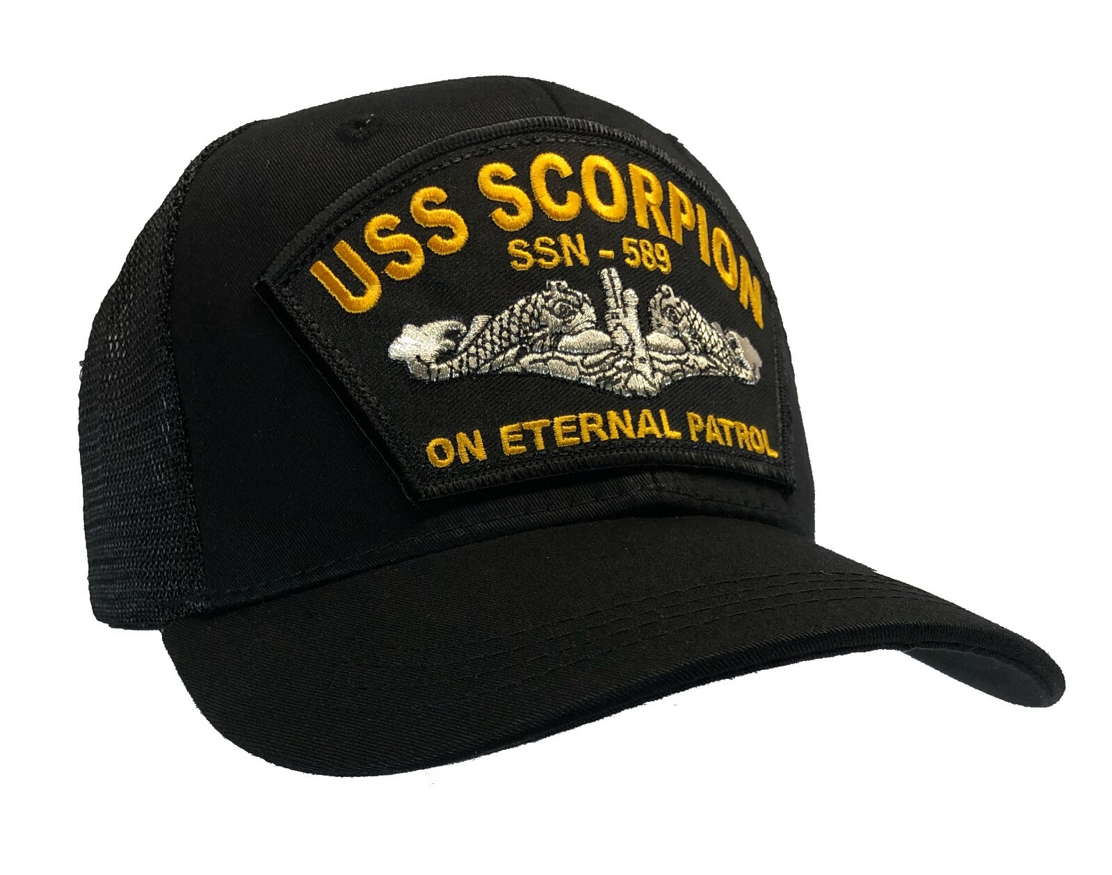 Submarine Service USS Scorpion Hat with FREE Dolphins Sticker | eBay