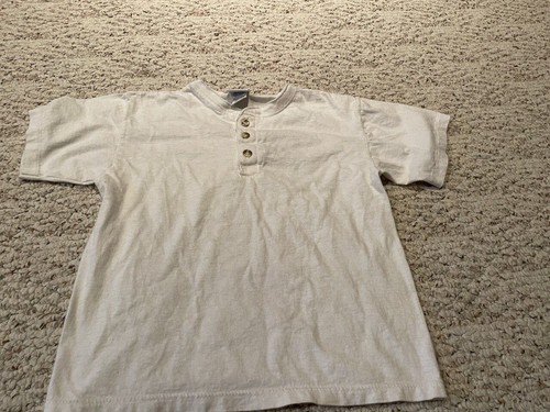 Boy cotton white 3 button shirt school top size 6/7 by Honors | eBay