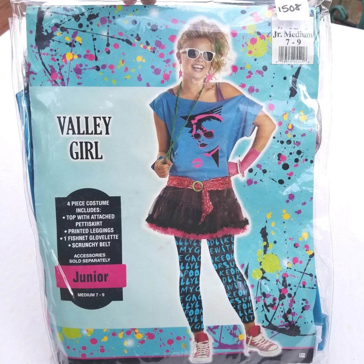 Valley Girl 80s Costume For Girls