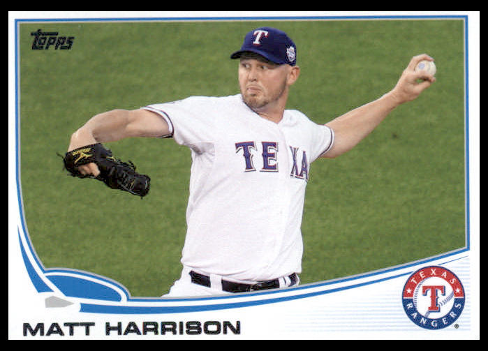 2013 Topps #383 Matt Harrison Texas Rangers | eBay