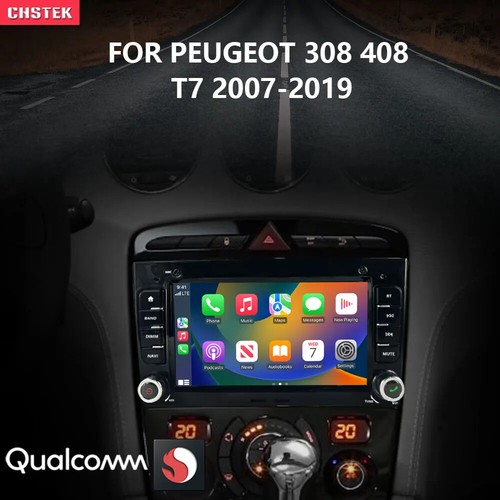 Android Car Radio Carplay for Peugeot 308 SW 408 T7 2007-2019 Black GPS ...