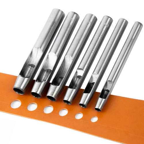 6Pcs Hollow Punch Leather Hole Punch Cutter 6Mm-11Mm round Punch Tool ...