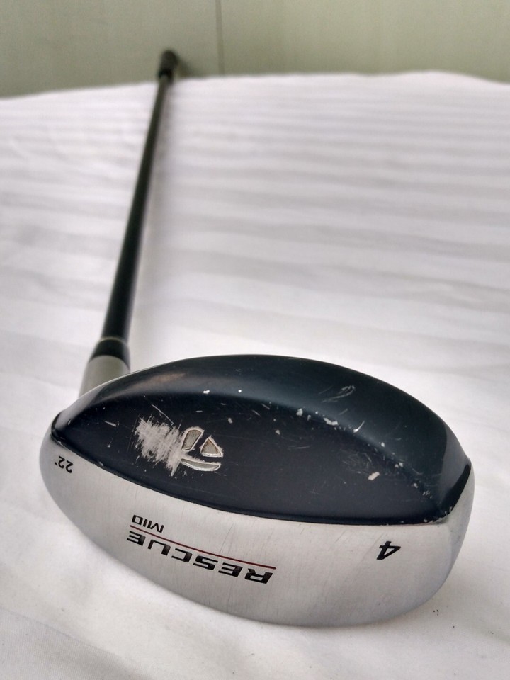 TaylorMade Rescue Mid Hybrid 4 Wood Right Hand Steel Regular Flex | eBay