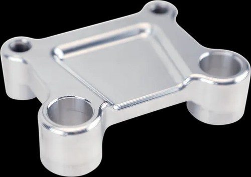 LA Choppers Silver T Handlebar Adapter Mount Harley Tri Glide Ultra 09 ...