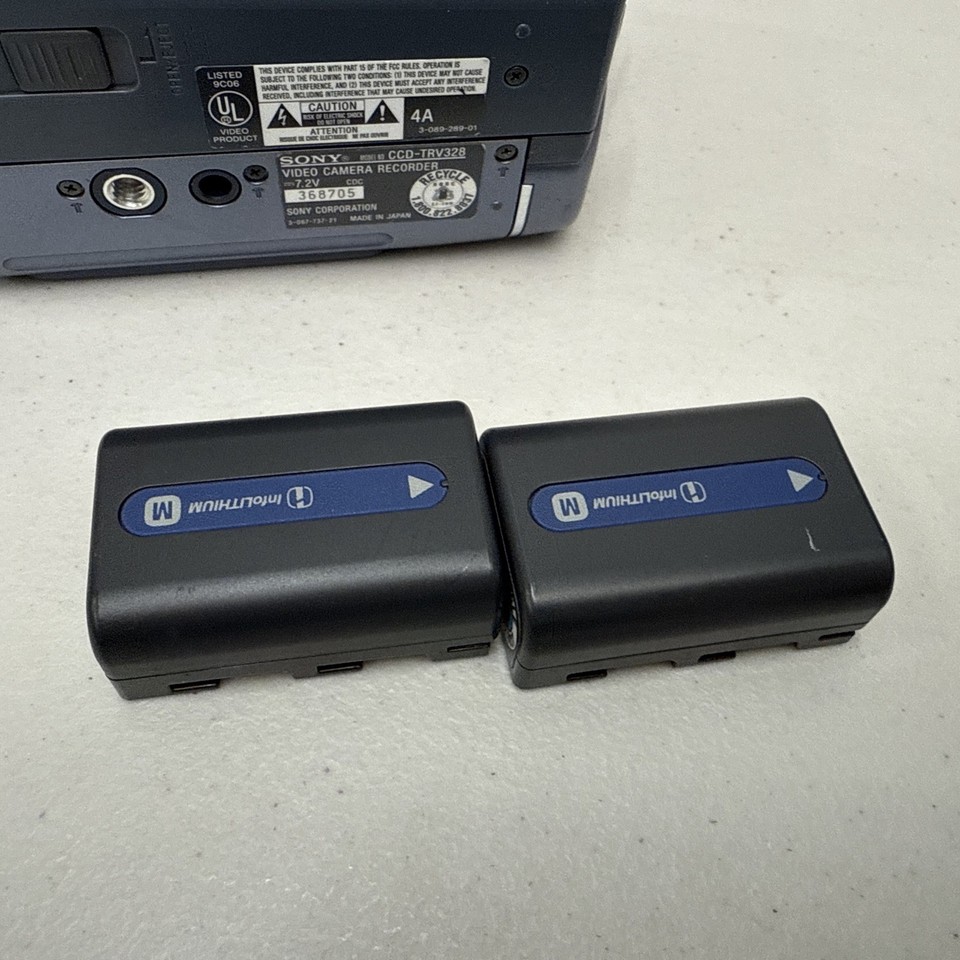 Sony Handycam CCD-TRV328 Hi-8 Analog Chrome Blue Camcorder -READ ...