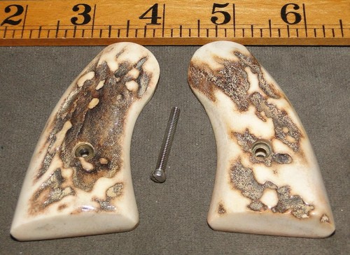 POST 1968 Colt D frame revolver exotic Sambar Stag grips excellent ...