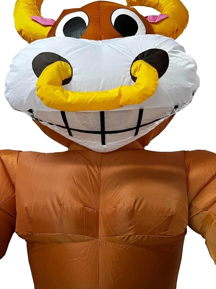 Inflatable Bull Costume for Adults, Party and Halloween, Blow up Suit ...