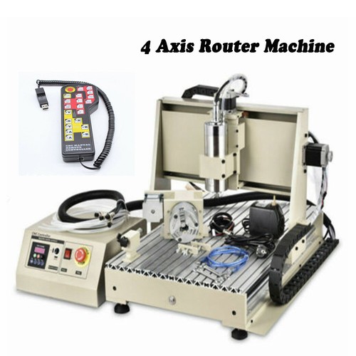 1500W USB 4 Axis CNC 6040Z Router Engraving Carving Milling Machine ...