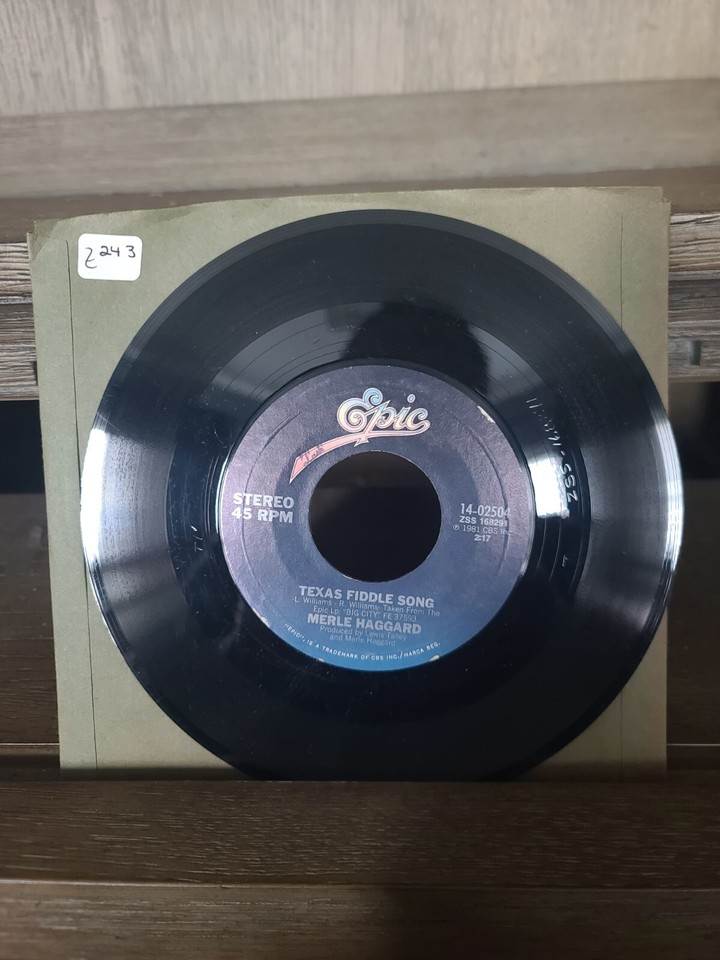 Merle Haggard My Favorite Memory / Texas Fiddle Song EX++ Country 45 7 ...