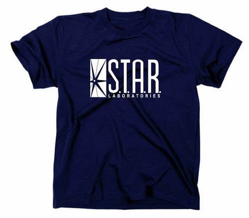 T-Shirt Star Laboratories Logo The Flash Fanshirt Fan Barry Allen | eBay