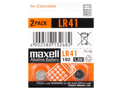 2 x Maxell Pila Batteria replace 392 R384/10 G3 G3A 736 L736 LR736 ...