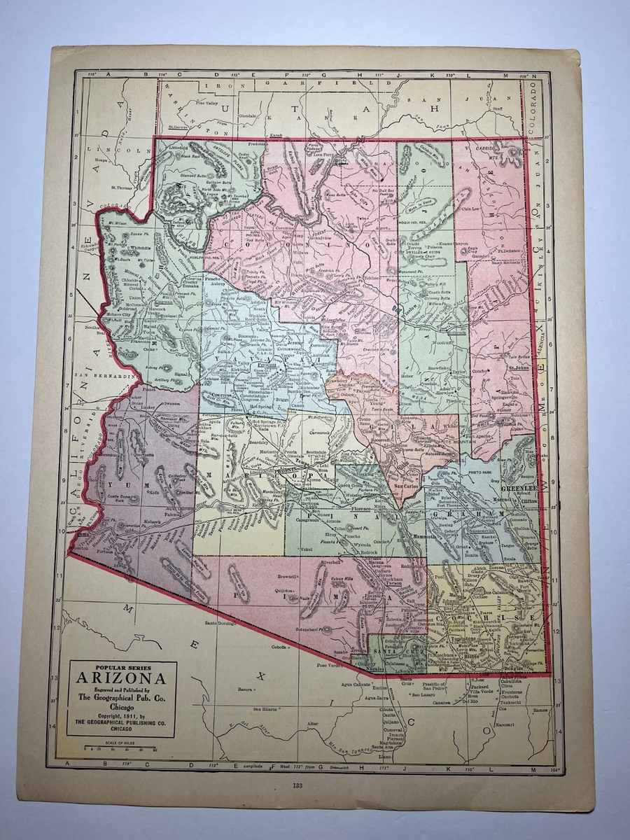 Arizona On World Map