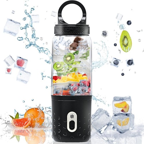 Portable blender,Shakes Smoothies with 3 Batteries 7500mah USB ...