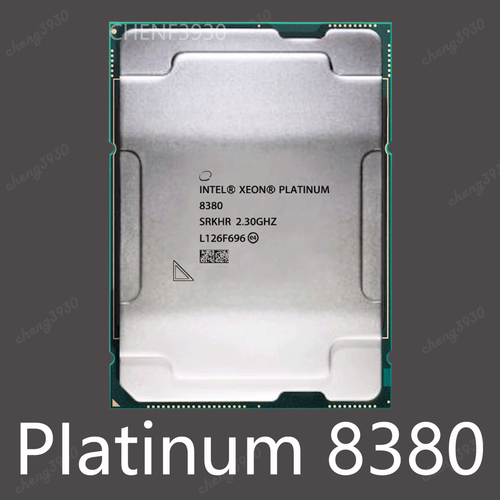 Intel Xeon Platinum 8380 2.30ghz 40 cores 80 threads 270w lga-4189 CPU ...