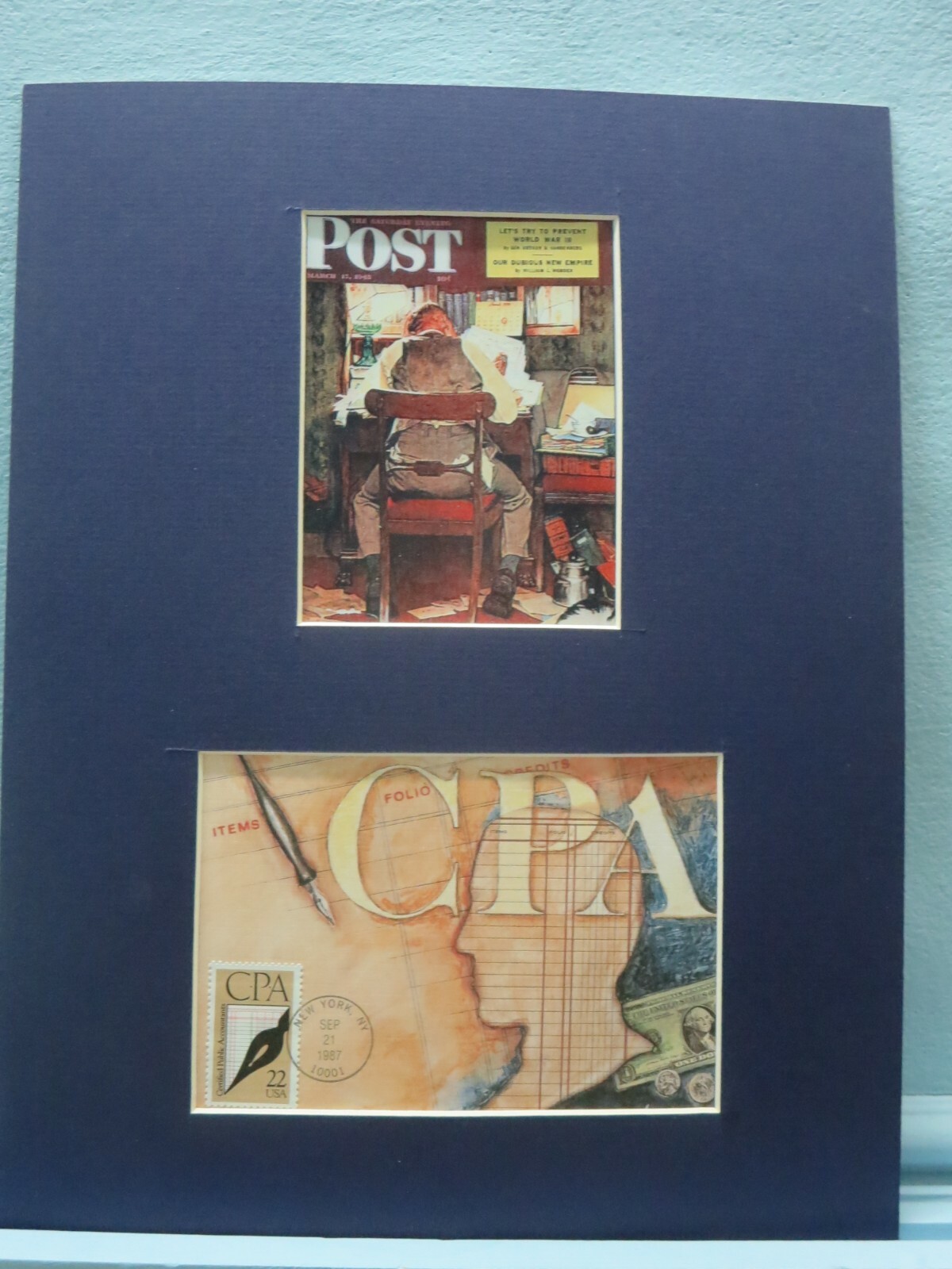 Rockwell's Certified Public Accountant & the First Day Cover of the CPA ...