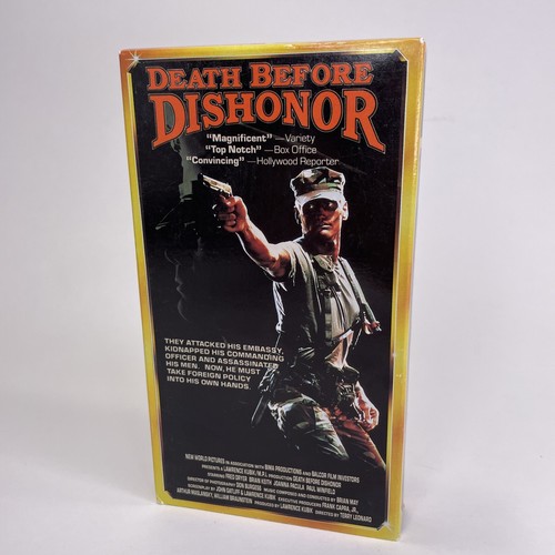 Death Before Dishonor (VHS, 1991) Fred Dryer, Brian Keith, Joanna ...