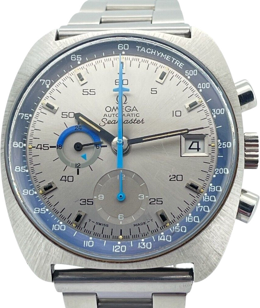 OMEGA Seamaster Silver Men's Silver Sub-Dial Watch - 176.007 for sale ...