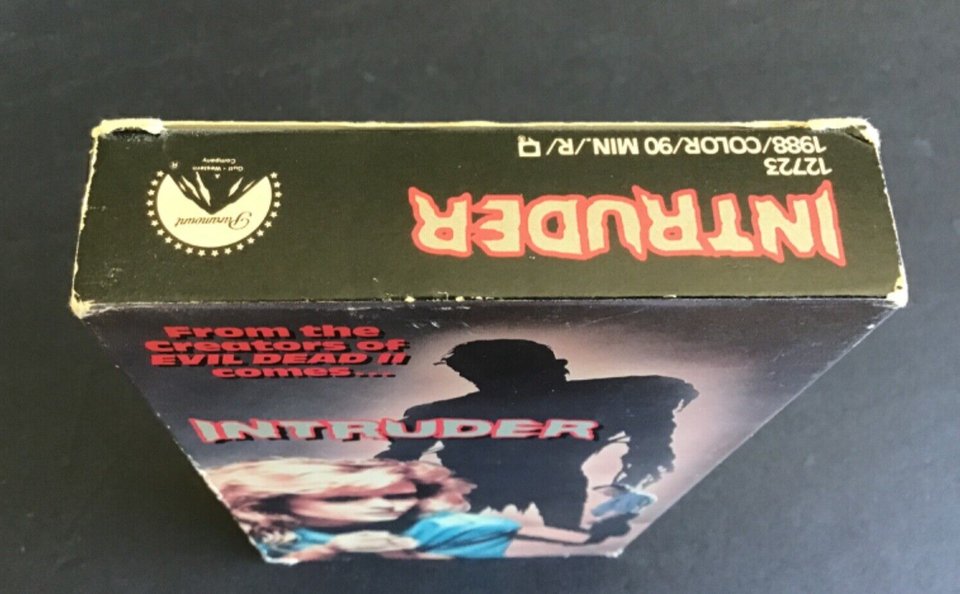 INTRUDER Horror VHS (1989) Sam & Ted Raimi / Bruce Campbell / Elizabeth ...