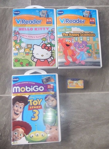 Vetch V Reader & MobiGo Games 3-5 Years Reading Hello Kitty Sesame ...