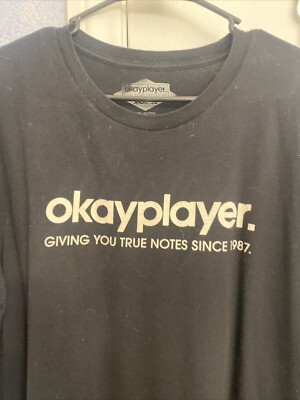 Okayplayer “True Notes” RARE Questlove Roots Brand Logo XL T-Shirt | eBay