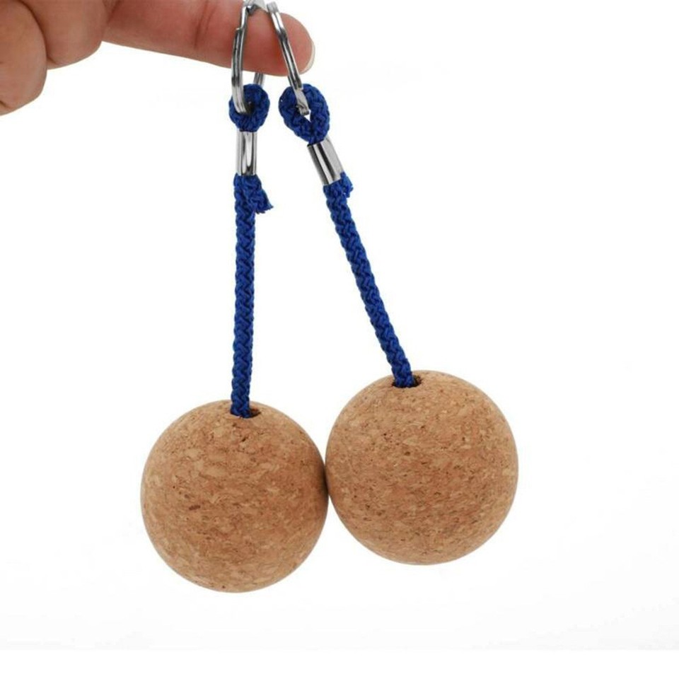 Lightweight Floating Cork Keyring Ball 2pcs 50mm Ball Cork Pratical Hot ...