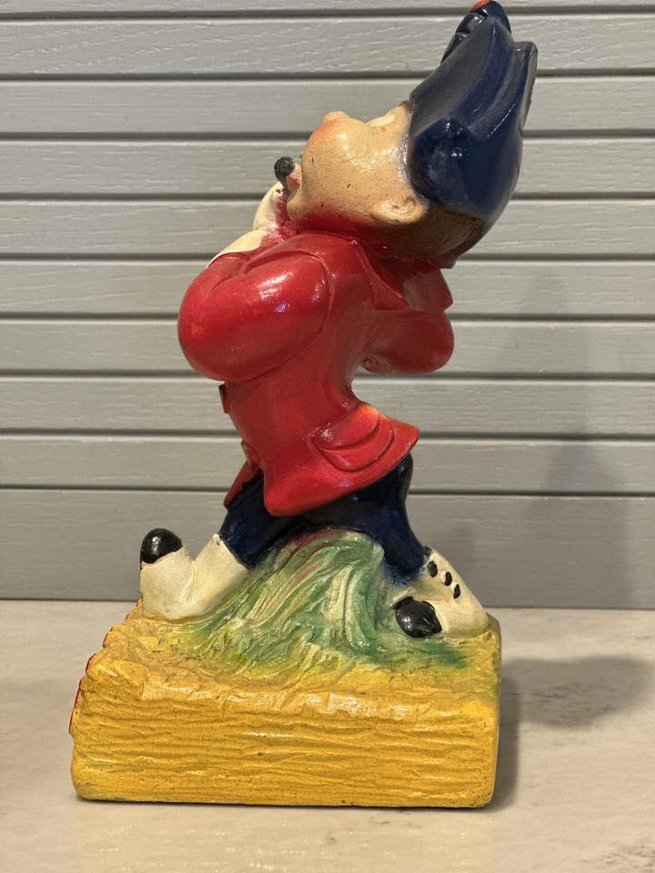 Vintage c 1940's Pfeiffer's Beer Chalkware Figure Detroit-Flint Mi. St ...