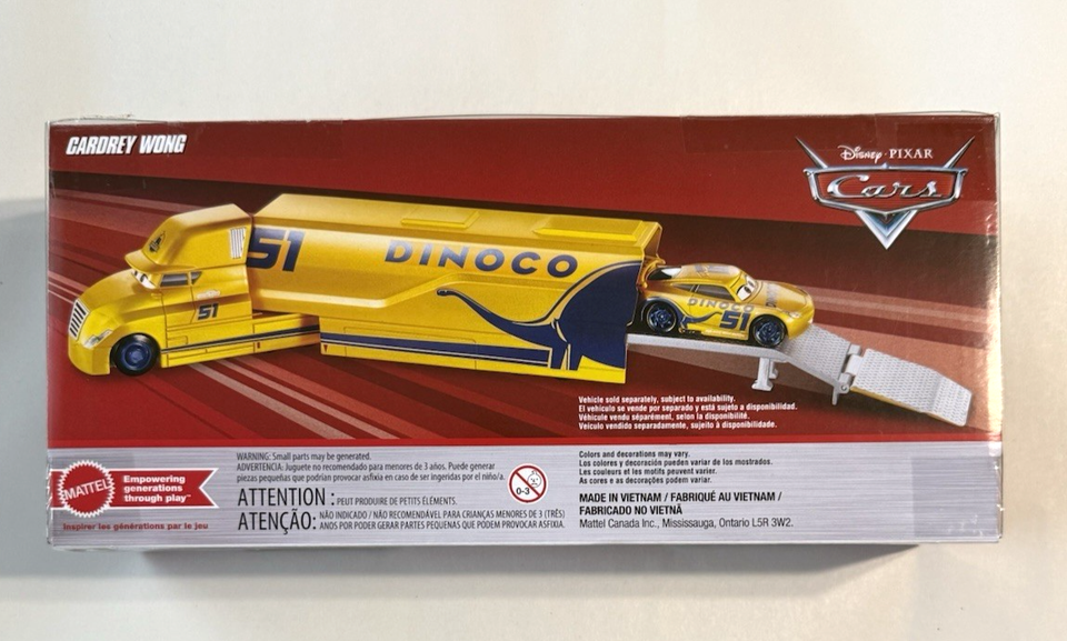 Disney Pixar Cars CARDREY WONG HAULER ~ Dinoco #51 ~ NIP | eBay