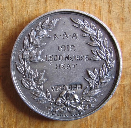 Silver Medal British Athletics Trials for Stockholm 1912 Olympic Games ...